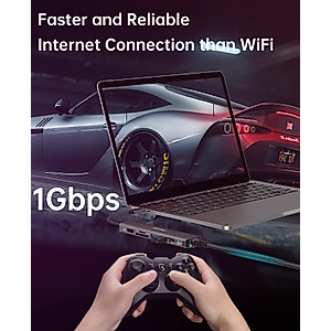 Teleadapt USB C Hub Ethernet, 7 in 1 USB Hub Multiport Adapter for Laptop, HDMI 4K, 1Gbps Ethernet, 100W Power Delivery, USB 3.0, SD/TF Card Reader, Hub USB Adapter for MacBook, iPad Pro, XPS