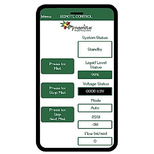 Mosquito Misting System Pynamite Bluetooth app & 30 Nozzle Kit