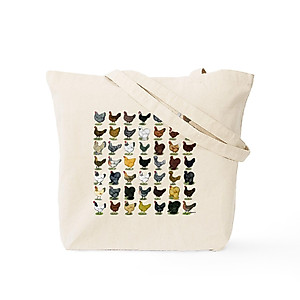 CafePress 49 Hen Breeds Tote Bag Canvas Tote Shopping Bag