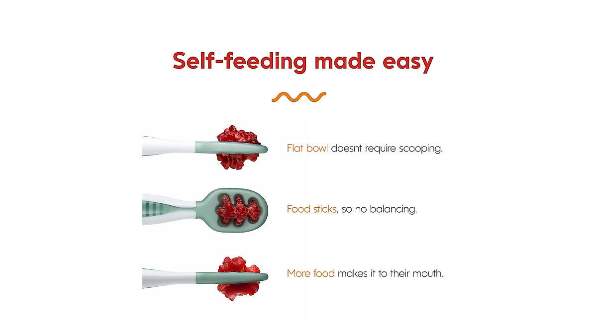 NumNum Baby Spoons Set for Self-Feeding | Ideal for 6+ Months