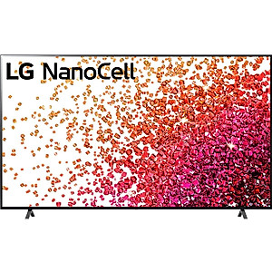 LG NanoCell 75 Series 86” Alexa built-in 4k Smart TV (3840 x 2160), 120Hz Refresh Rate, AI-Powered 4K Ultra HD, Active HDR, HDR10, HLG, Dolby Vision IQ, Dolby Atmos (86NANO75UPA, 2021)