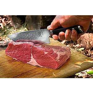 Mercer Culinary M13795 Premium Grade Super Steel, 8-Inch The Hunter Chef's Knife, G10 Handle