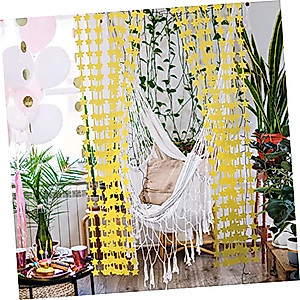 4 Sets Five-Pointed Star rain Silk Curtain Party Fringe Backdrop Fringe Curtain Ornament Doorway Tassel Curtain Door Fringe Curtains foil Door Curtain The pet Baby Porch Door Trim