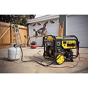 Champion Power Equipment 201194 11,500/9,200-Watt Dual Fuel Portable Generator, Electric Start