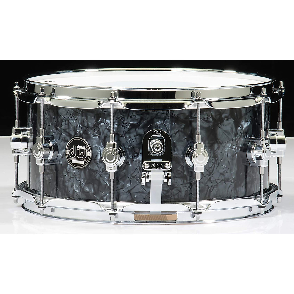 DW Performance Series Snare Drum - 6.5 Inches X 14 Inches Black Diamond FinishPly