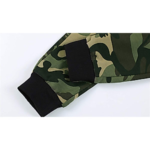 Mud Kingdom Boys Jogger Sets Long Sleeve Camo Gray Casual Size 7-8