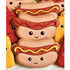 Hot Dog Cookie Cutter, 4" Made in USA by Ann Clark