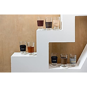 Custom Leather Pint Glass Sleeve. Monogrammed Wedding Gift.