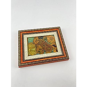 SJRENDKJ Printed photographs Sunflowers by Vincent Van Gogh The World Classic Art Reproductions, Giclee Canvas Prints Wall Art