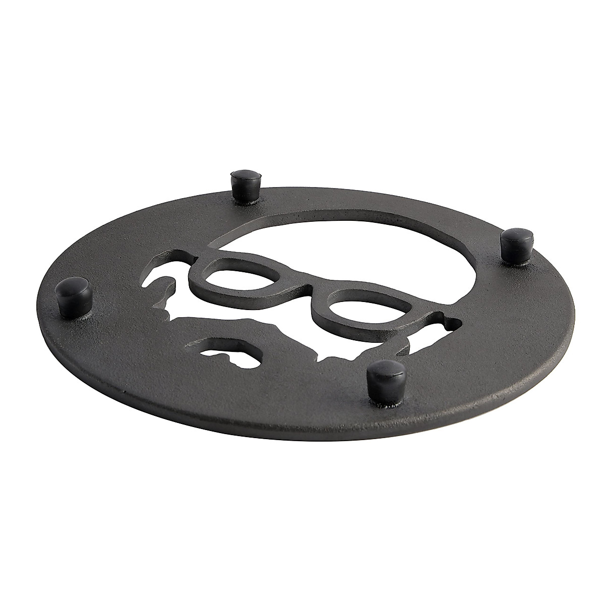 Babish Cookware Cast Iron, 8-Inch, Preseasoned Face Trivet