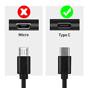 USB-Type C 5V3A Fast Charger for Samsung Galaxy Tab S9 S8 S7, S6, S5e, S4, S3, Tab A7 10.4", A9+ 12.4", A8 10.5" Tab A 10.1 SM-T510, Tab A 8.4", 8.0" SM-T380/387/307/610 SM-X210/710/810 Tablet Charger