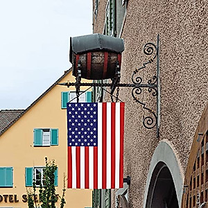 Outdoor 12x18 Inch Double Sided American Garden Flag American 4th of July Decorative Flag Fade Resistant Banner for Yard Lawn Home Decor