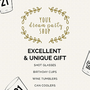 Finally Legal 21st Birthday Shot Glasses Disposable 2oz 100 PCS - 21st Birthday Decorations For Her and Him, 21st Birthday Cup, Perfect For 21st Birthday Party Favors, 21st Birthday Glass Plastic 2oz