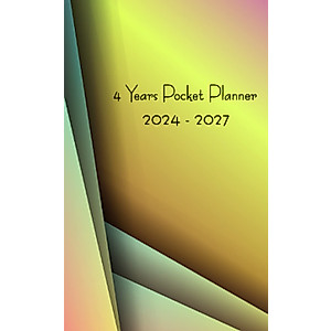 4 Years Pocket Planner 2024 - 2027