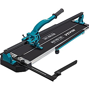 Mophorn 48 Inch Tile Cutter Single Rail Double Brackets Manual Tile Cutter 3/5 in Cap w/Precise Laser Manual Tile Cutter Tools for Precision Cutting (48 Inch)