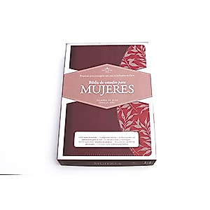 Biblia Reina Valera 1960 de Estudio para mujeres vino tinto-fucsia, símil piel | RVR 1960 Women Study Bible, Burgundy-Fuschia LeatherTouch (Spanish Edition)