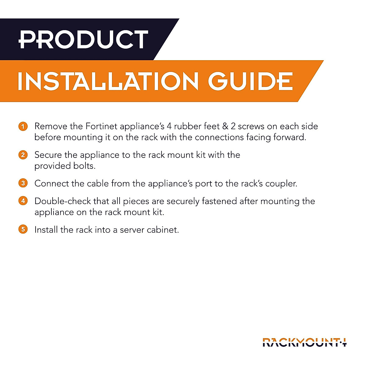 Rackmount.IT | RM-FR-T12 | Rack Mount Kit for FortiSwitch 108E