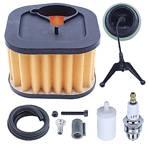 Adefol Chainsaw Air Filter Tune Up Kit for Husqvarna 385XP 390XP 385 390 537009301 with Fuel Cap Spark Plug Fuel Line Fuel Filter Replacement Parts for 537009301
