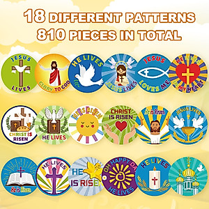 Outus 810 Pieces Black History Month Sticker Roll Sticker Black Freedom Day Label Rolls African Afro American Festival Theme Party Supplies Decoration Favors(Easter)