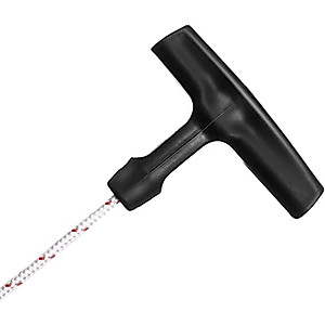 LEEGAWU 3 Pieces Starter Handle with Recoil Starter Rope 10-Meter, 3.0mm Diameter Pull Cord for Husqvarna Stihl Poulan Lawn Mower Chainsaw, String Trimmer Edger Brush Cutter Engine Parts (4)