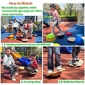 Balance Stepping Stones for Kids(6pcs/set),Kids Stepping Stones,Toddler Stepping Stones,Stepping Stones for Toddlers,Balance Stepping Stones Kids,Sensory Stepping Stones,Kids Stepping Stones Balance