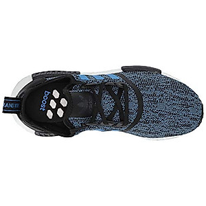adidas Originals NMD_R1's Running Shoe, Black/True Blue/Utility Black, 5 US Unisex Big Kid