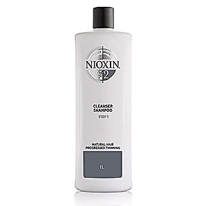 Nioxin System 2 Cleanser Shampoo, Natural Hair with Progressed Thinning, 33.8 Fl Oz