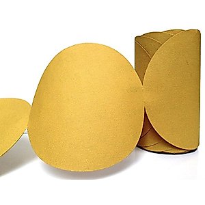 6" PSA Adhesive Sanding Disc Link Roll - Sandpaper Disk Roll (50 Pack, 40 Grit)