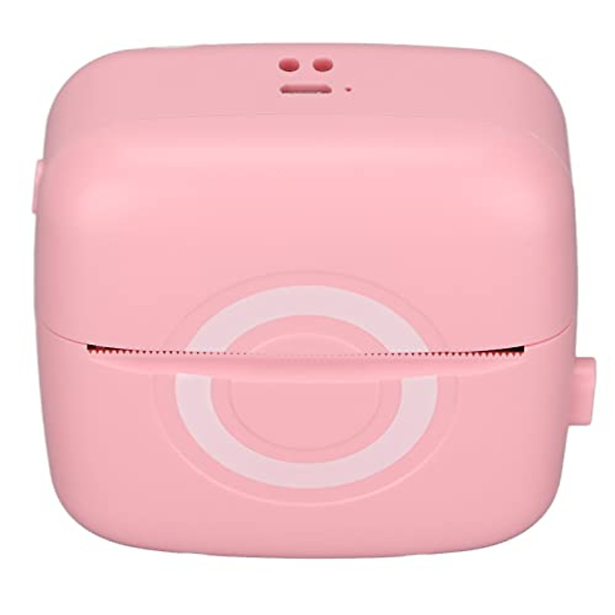 EBTOOLS Pocket Phone Printer, 200DPI Mini Portable Thermal Printing Machine, Black and White, with Printing Paper, for Picture, Memo, Blessing, Schedule, Label(Pink)