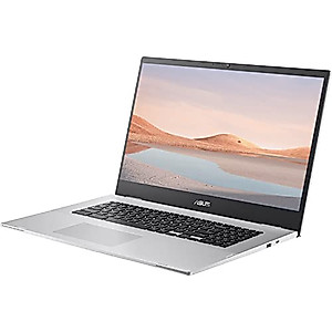 ASUS Chromebook Light Laptop, 17.3" FHD Widescreen Slim-Bezel, Intel Celeron N4500, Type-C, Wi-Fi 6, Intel UHD Graphics, 17 Hours Battery Life, Webcam (4GB DDR4 RAM | 32GB eMMC+128G SD Card)