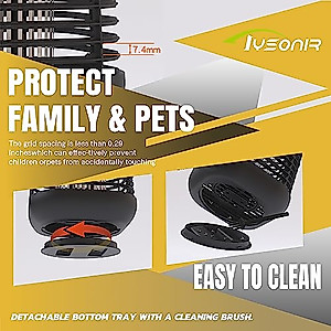 Bug Zapper, 4200V High Power Electric Mosquito Zapper for Outdoor and Indoor Use, Including Free 2 Pack Replacement Bulbs, Waterproof Efficient Bug Zapper for Home Kitchen Patio Camping