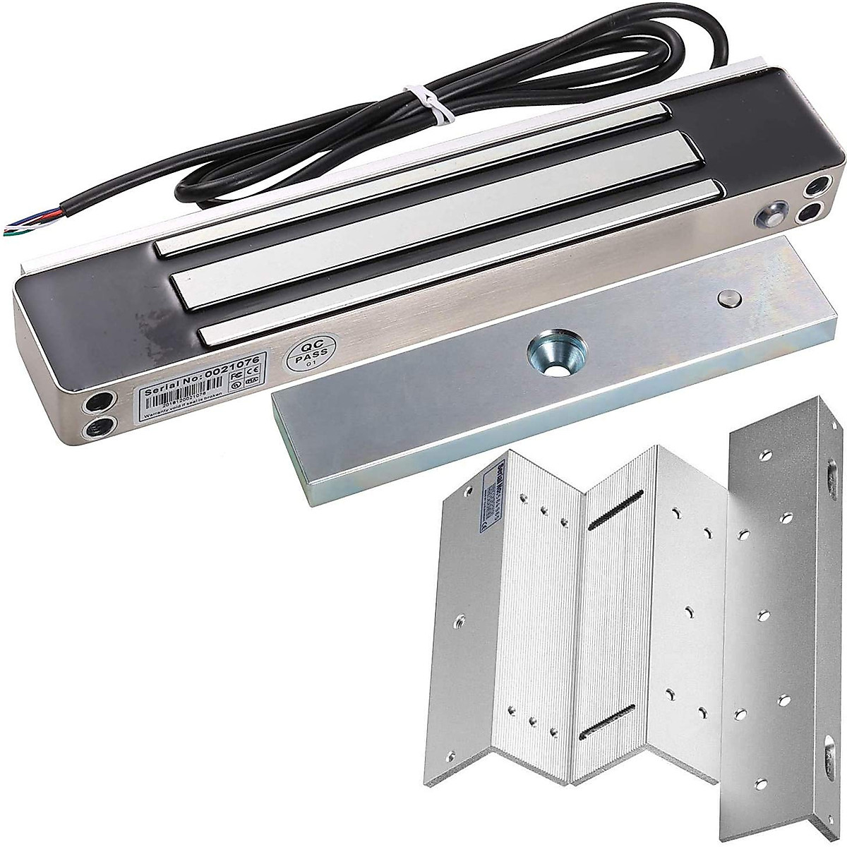 UHPPOTE IP65 Rated Waterproof Outdoor Gate Electric Magnetic Lock Access Control System Kit with Remote Control