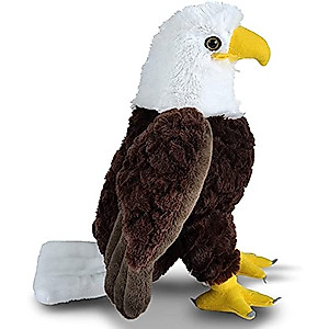 Wild Republic Bald Eagle Plush, Stuffed Animal, Plush Toy, Gifts for Kids, Cuddlekins 12 Inches