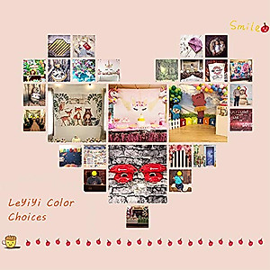 Leyiyi Romantic Cherry Blossoms Backdrop 7x5ft Photography Background Valentine's Day Decoration Soft Pink Love Theme Wedding Party Kids Girls Boys Adults Love Photo Booth Video Props