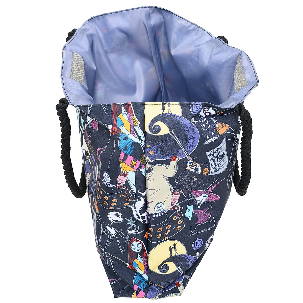 Disney Tote Nightmare Before Christmas Jack Skellington Print Lightweight Bag