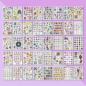 Fashion Angels Gratefulness Sticker Book - 1000+ Things to be Grateful for Stickerbook - 40-Page Sticker Book, Fun Stickers for Scrapbooks, Planners, Gift and More! - Ages 6 and Up