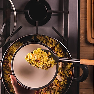 HUDSON Nonstick Paella Pan Hudson 11-inch Aluminum, 3.7 Qt