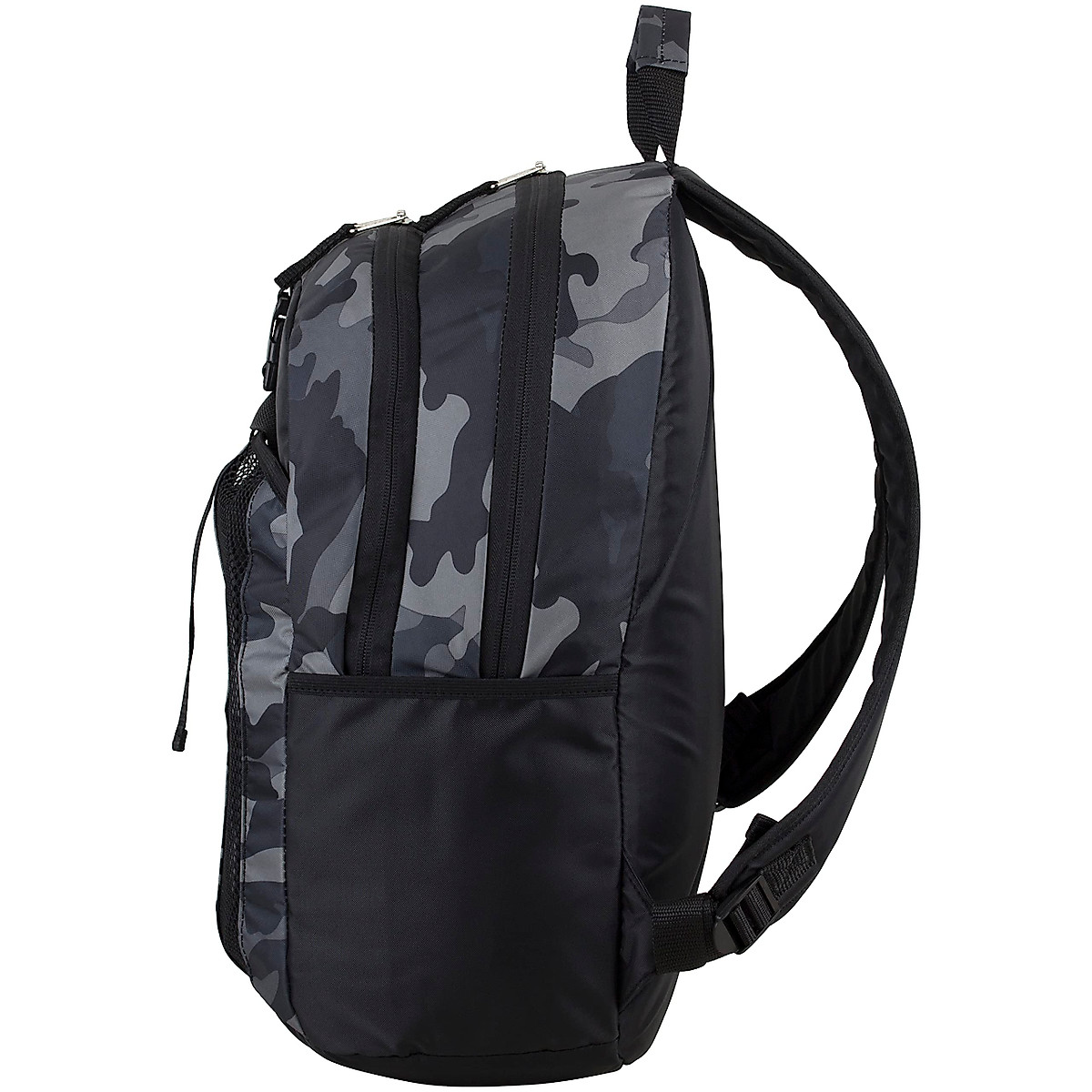 FUEL Lunch Backpack Set Teens Student Water Resistant Bookbag Bag Soft Reusable Insulated Cooler Lunch Box Thermal Travel Office Lunch Bag, Grey Camo