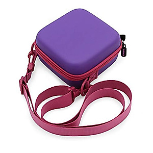CASEMATIX Toy Camera Travel Case Compatible with VTech KidiZoom Creator Cam Video Camera and Accessories for Cams, Includes Purple Case Only