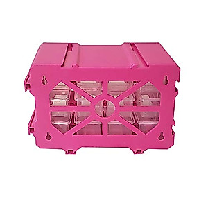 12-Drawer Small Parts Organizer, Pink