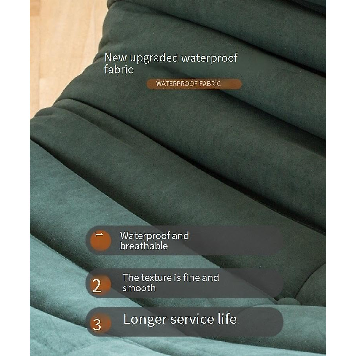 1987vroma Whether You want to take a nap on a sunny afternoon or stay at home watching TV, it can provide You with a comfortable experience (Black micro leather,sofa)