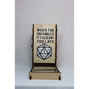 Critical Fail Dice Tower | Portable RPG Dice Roller | Fully Collapsible | Comes with Travel Bag | Tabletop Gaming | Large Dice Roller | Perfect for GMS, DND, Dungeons and Dragons, Pathfinder