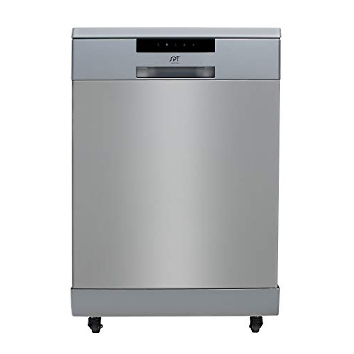 SPT SD-6513SS 24″ Wide Portable Dishwasher with ENERGY STAR, 6 Wash Programs, 10 Place Settings and Stainless Steel Tub – Stainless
