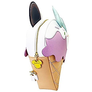 Loungefly X LASR Exclusive Disney Frosted Minnie Ice Cream Convertible Mini Backpack - Fashion Cosplay Disneybound Cute Backpacks