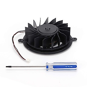 125 PS3 Cooling Fan,Precise cuts,interfaces,Excellent Performance,Powerful Functions,for PS3 KSB1012HE Built-in Fan Replacement for Playstation Turbo Cooler with Screwdriver