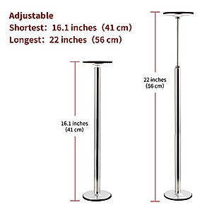 TYESTAND ST-1 Undermount Sink Support Brackets Stainless Steel and Aluminum Adjustable Sink Legs Installation and Repair System Kit For Kitchen Sink (16.1-22 inches (41-56cm))