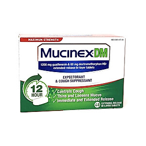 Mucinex DM Maximum Strength, 48 Tablets