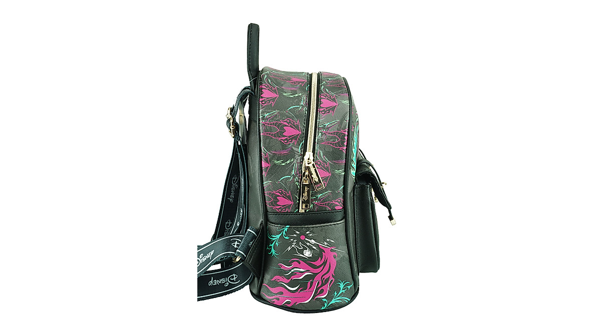 Disney Maleficent Mini Backpack - Stylish Vegan Leather Bag
