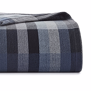 Eddie Bauer - Queen Blanket, Cozy Cotton Bedding, Home Decor for All Seasons (Windsor Blue, Queen)
