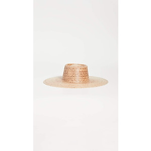 Lack of Color Women's Palma Wide Boater Hat, Natural, Tan, S-M